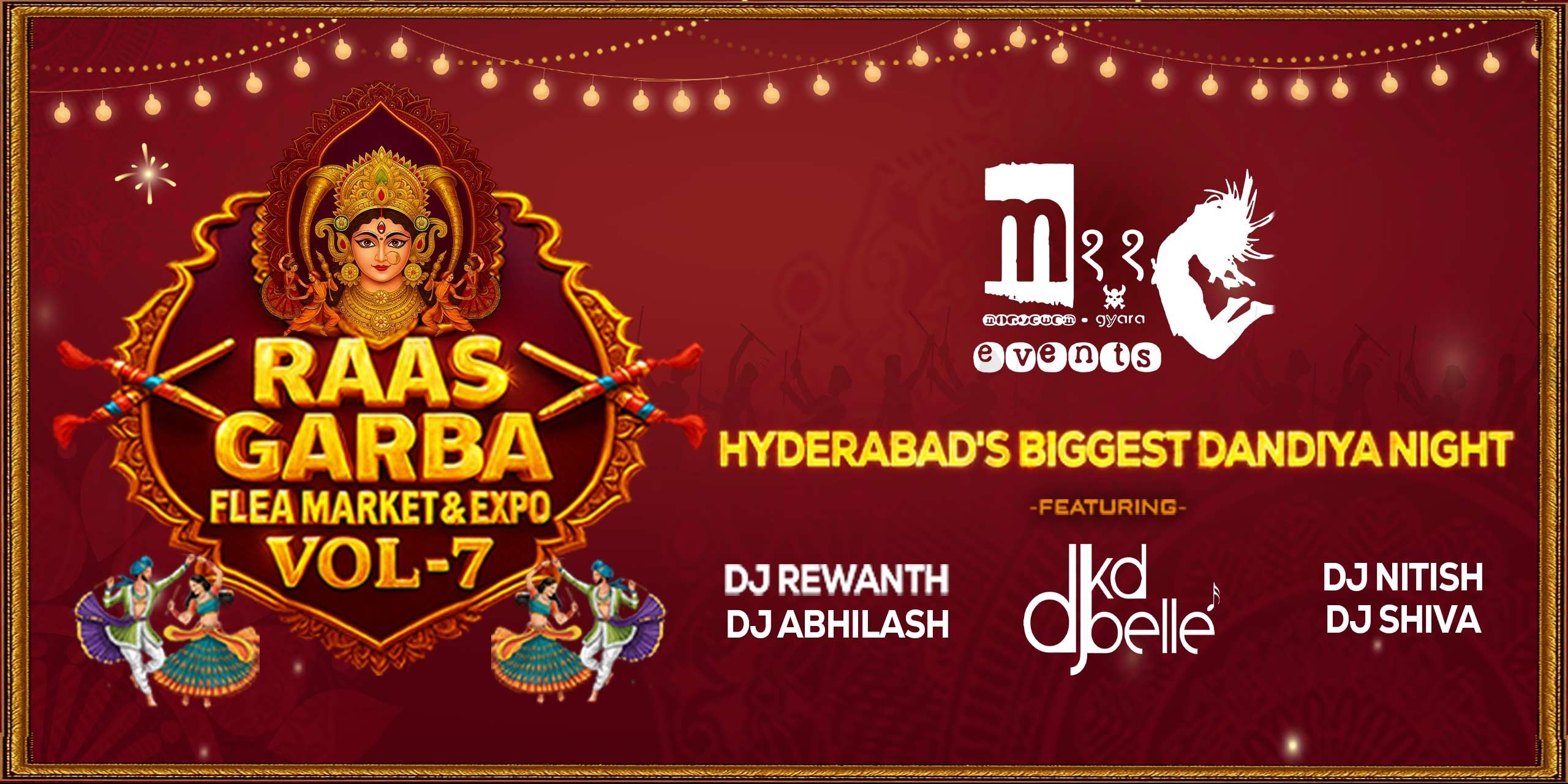 RAAS GARBA VOL - 7 (Flea market & Expo) | navratri Tickets Hyderabad ...