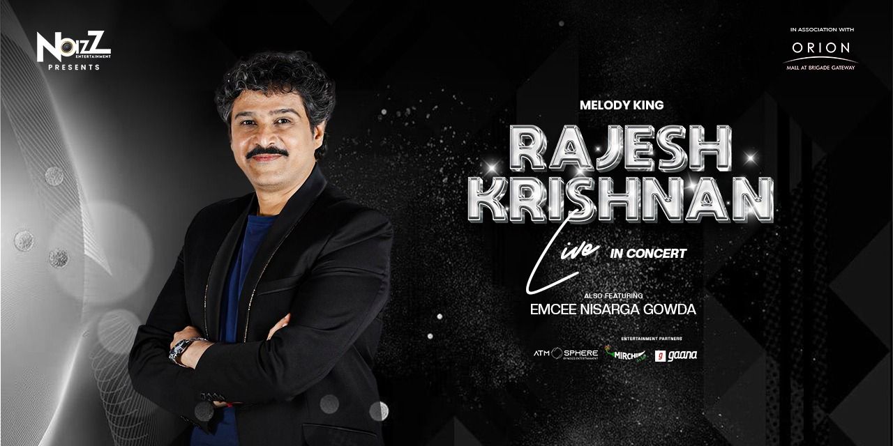 Rajesh Krishnan Live in Concert music-shows Event Tickets Bengaluru ...