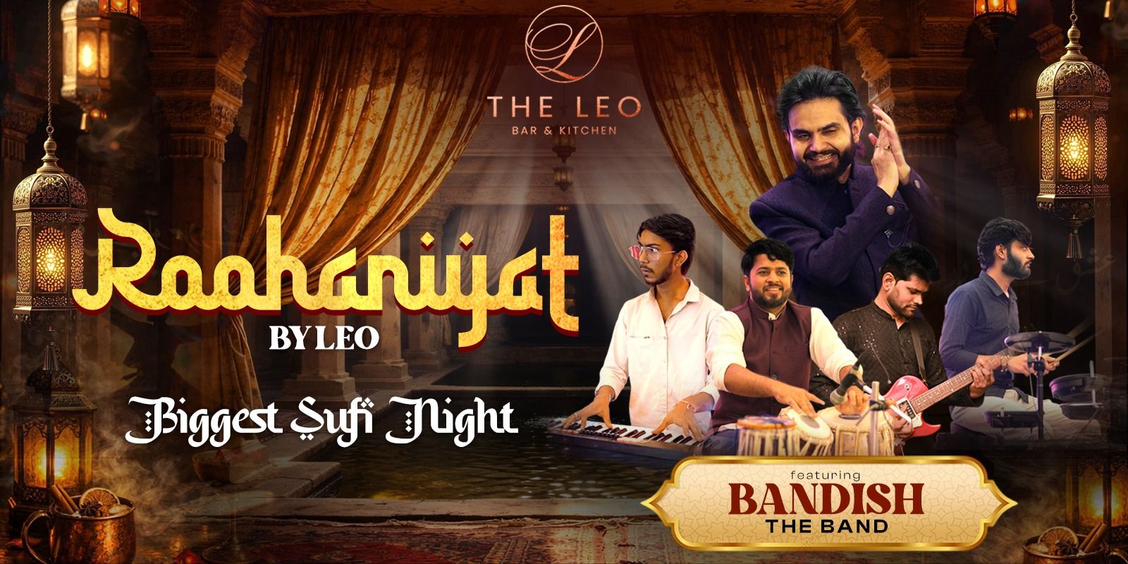 Roohaniyat by Leo biggest sufi night music-shows Event Tickets Pune ...