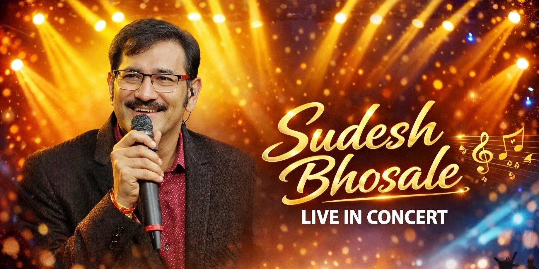 SUDESH BHOSLE MEGA MUSICAL NIGHT music-shows Event Tickets Patna ...