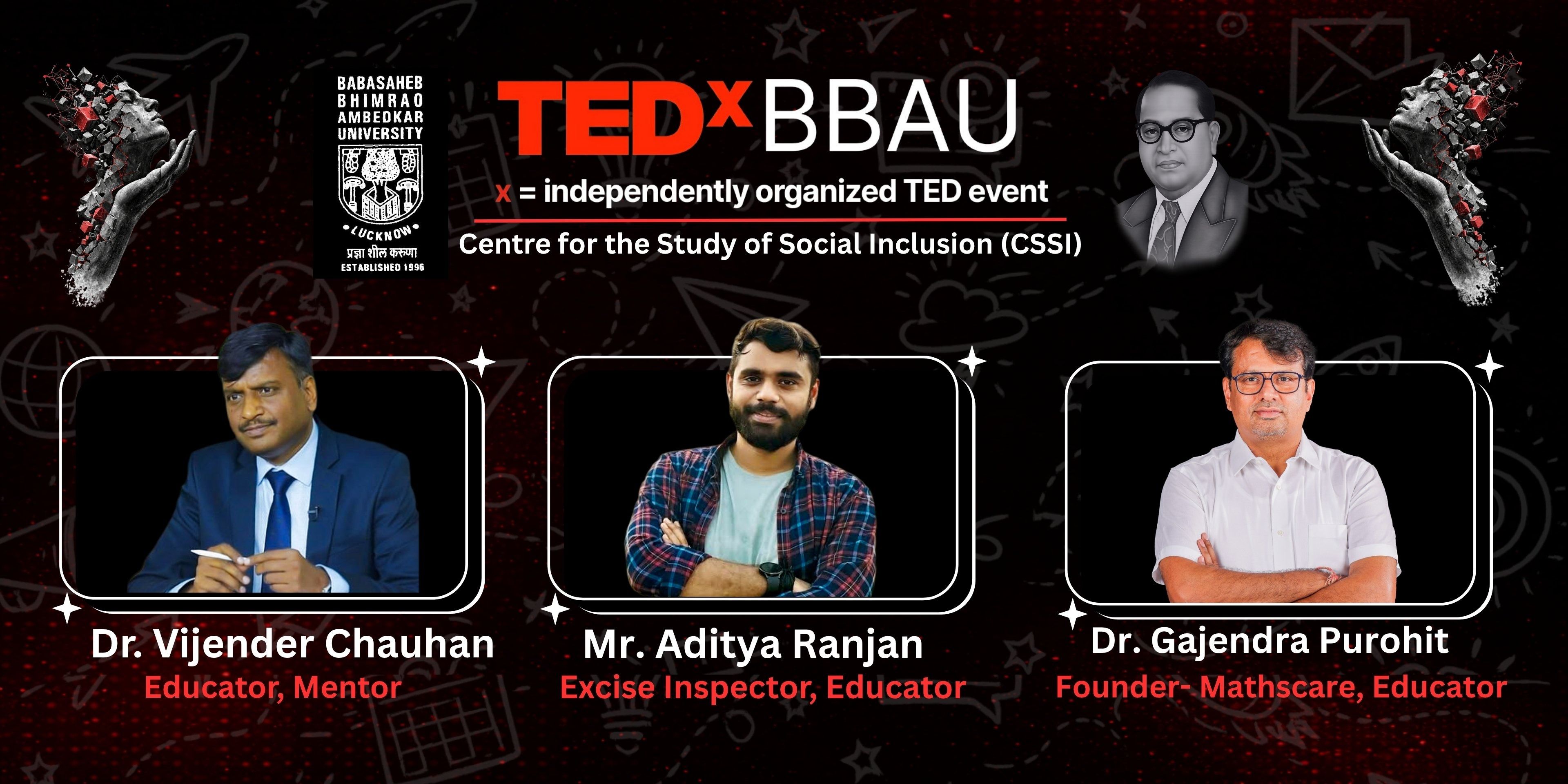 TEDxBBAU workshops Event Tickets Lucknow - BookMyShow