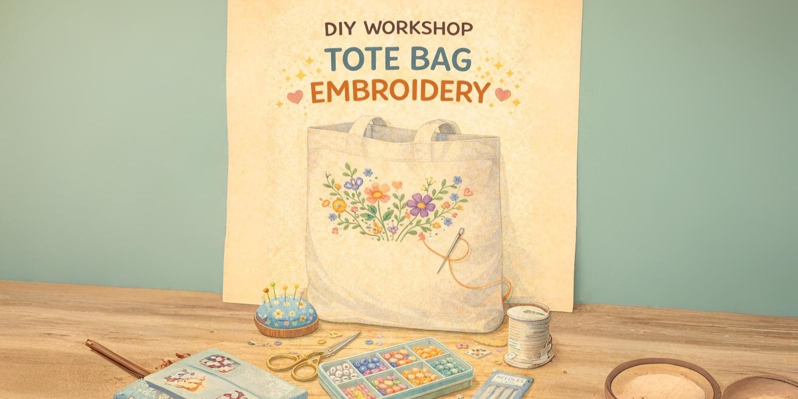 Tote Bag Embroidery workshops Event Tickets Bengaluru - BookMyShow