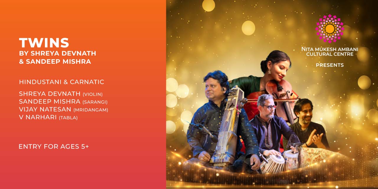 Twins by Shreya Devnath & Sandeep Mishra music-shows Event Tickets Mumbai - BookMyShow