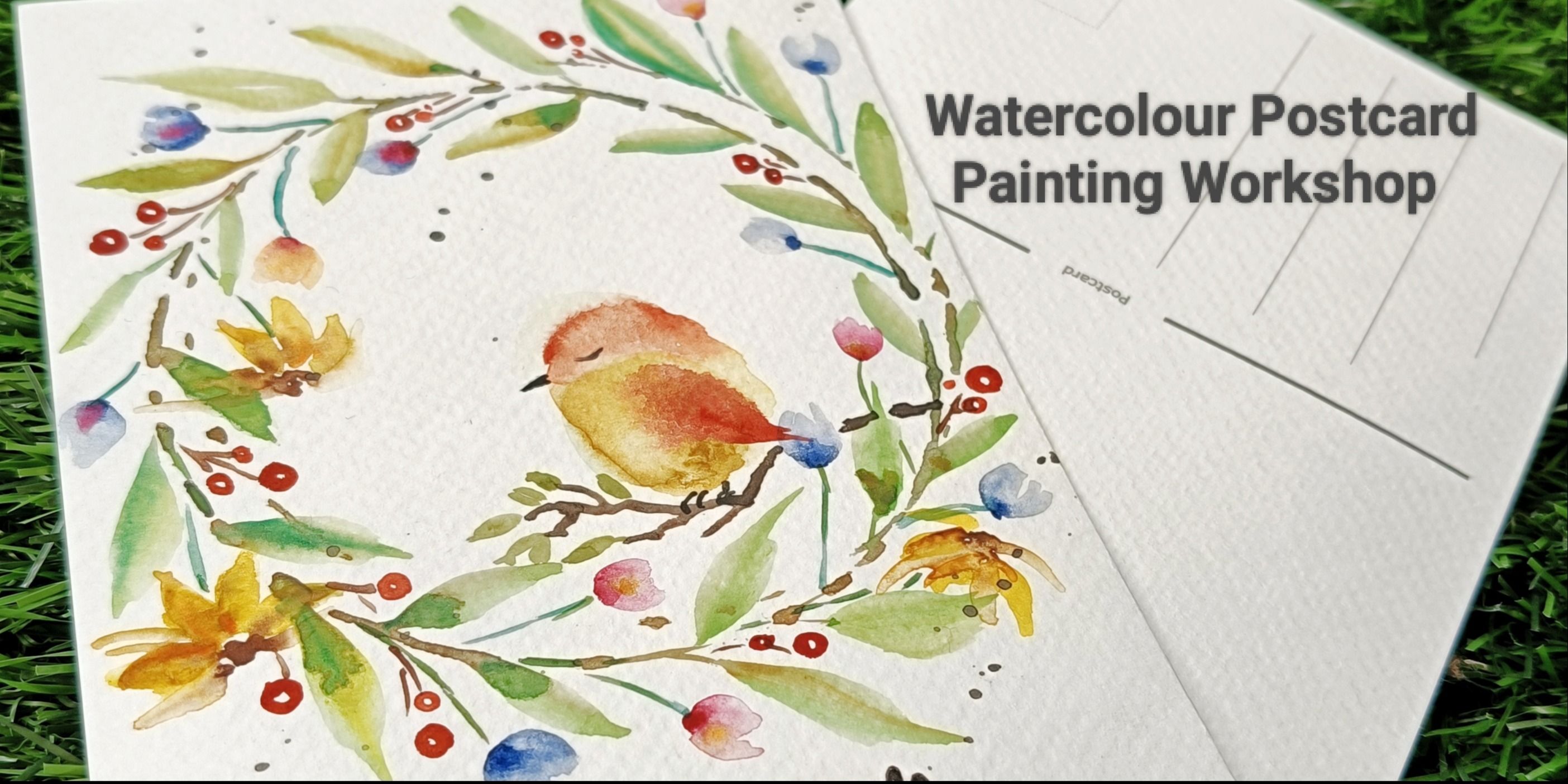 Watercolour Postcard Painting workshops Event Tickets Pune - BookMyShow