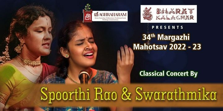 Classical Concert by Spoorthi Rao & Swarathmika music-shows Event ...