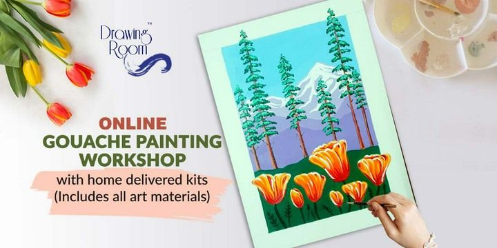 Gouache Painting Workshop with Kits workshops Mumbai - BookMyShow