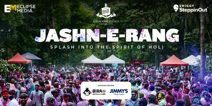 Holi 2023 I Jashn-e-Rang by Swiggy SteppinOut | holi-parties Tickets Bengaluru - BookMyShow