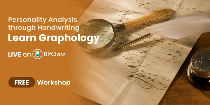 Learn Graphology, Workshop workshops,online-streaming-events Mumbai - BookMyShow
