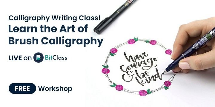 Learn the Art of Brush Calligraphy workshops,online-streaming-events ...