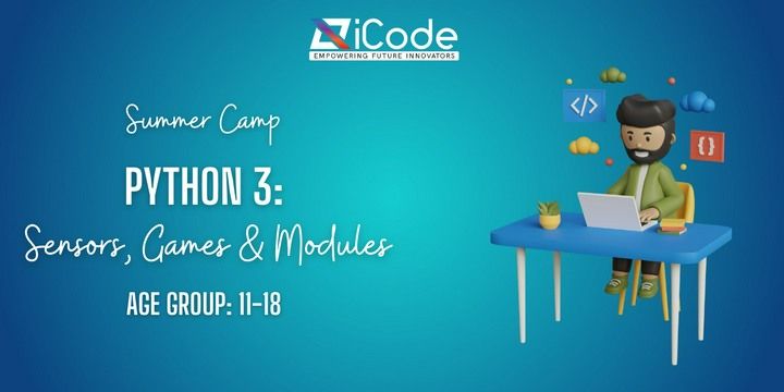 Python 3: Sensors, Games & Modules kids Mumbai - BookMyShow