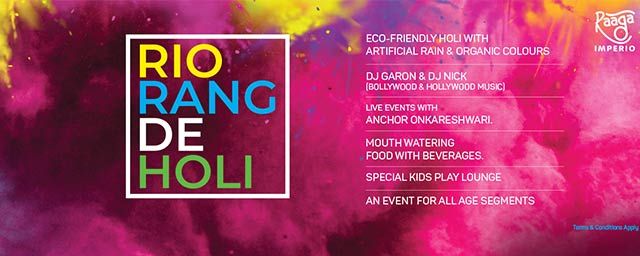 Rio Rang De Holi | holi-parties Tickets Pune - BookMyShow
